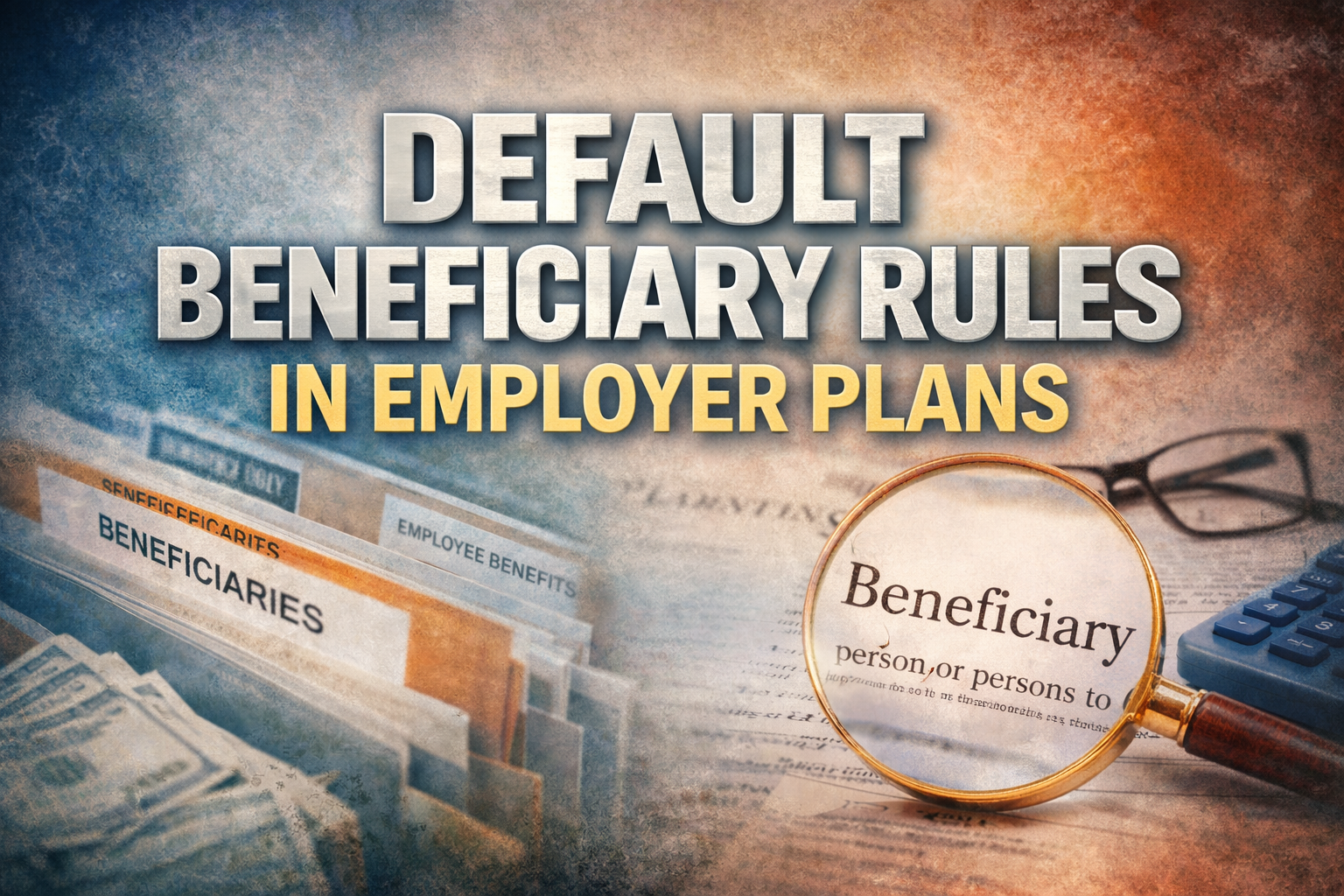 Understanding Default Beneficiary Rules in Employer Life Insurance Plans
