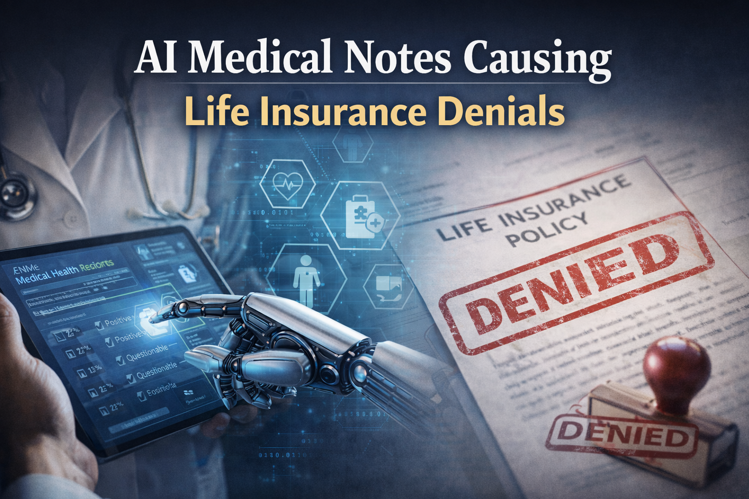 How AI Generated Medical Notes Lead to Life Insurance Denials