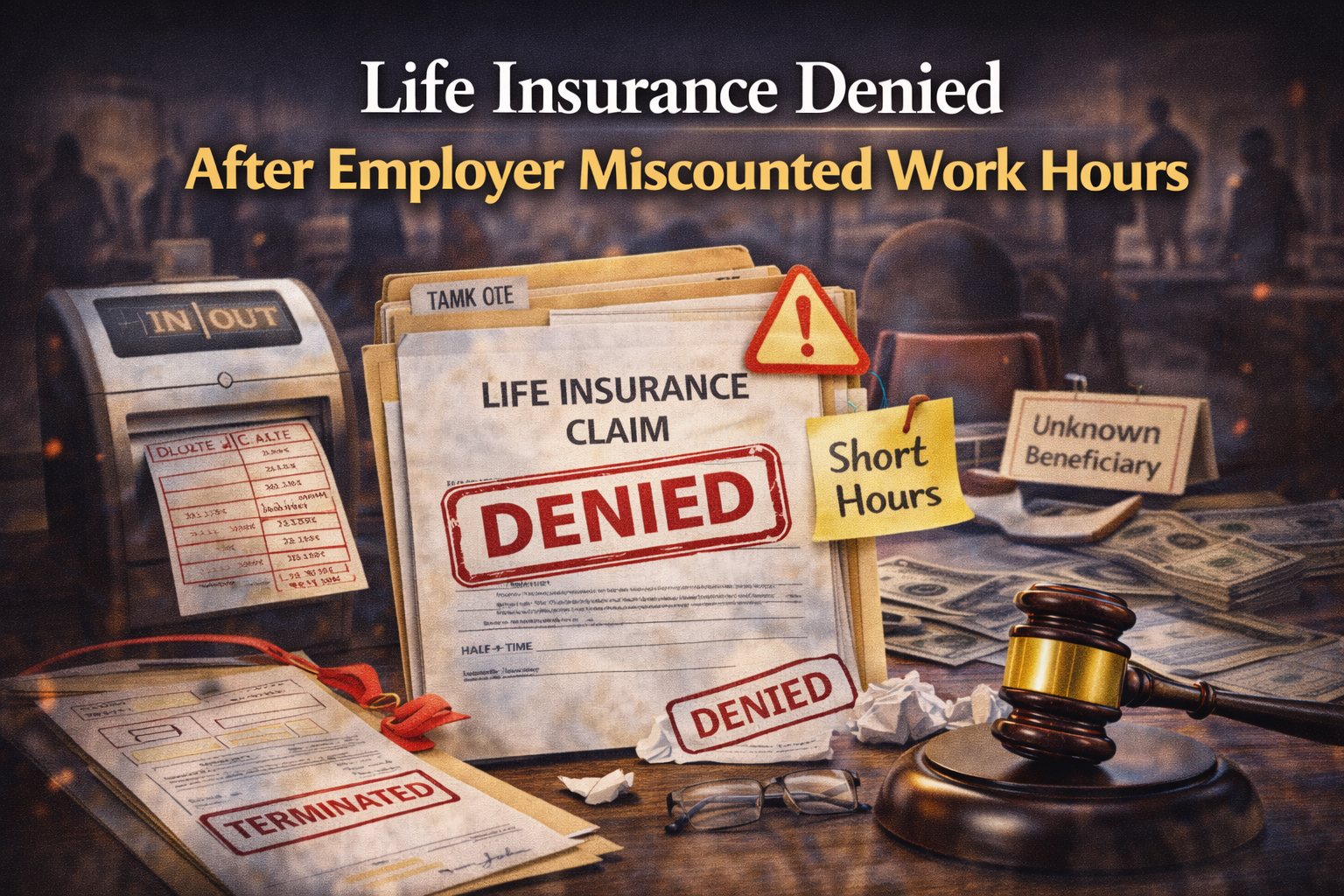 Life Insurance Denied After Employer Miscounted Work Hours